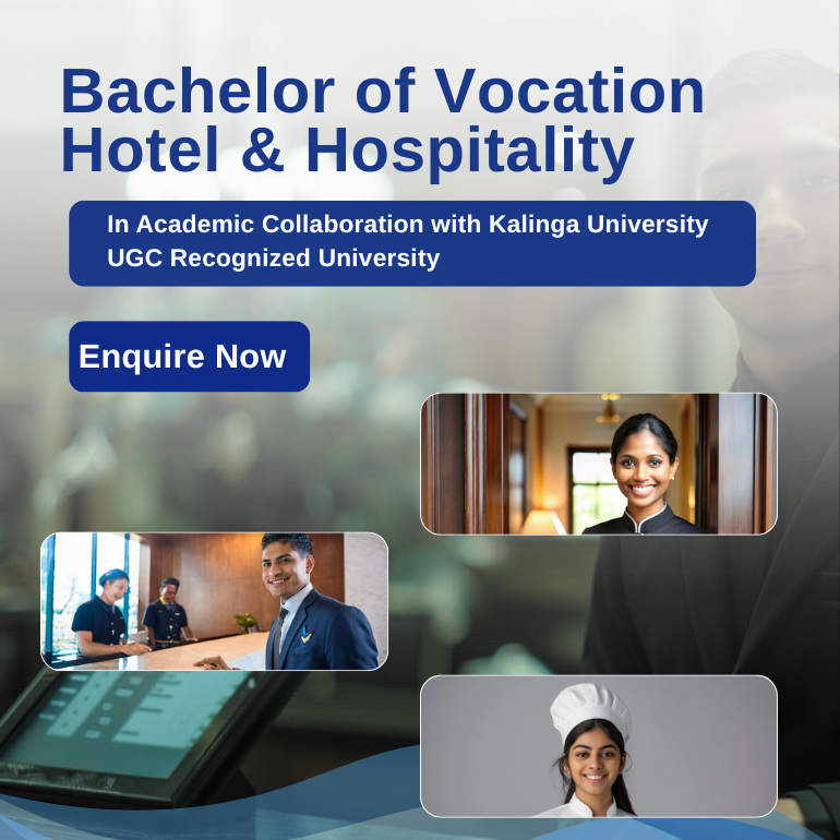 Bachelor of Vocation Hotel & Hospitality Management B.Voc in Hotel & Hospitality Management ...